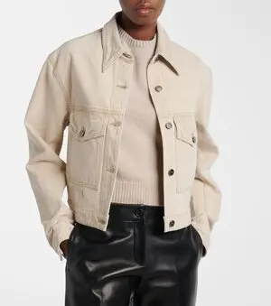 Khaite Tomer" Denim Jacket - Grey