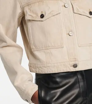 Khaite Tomer" Denim Jacket - Grey
