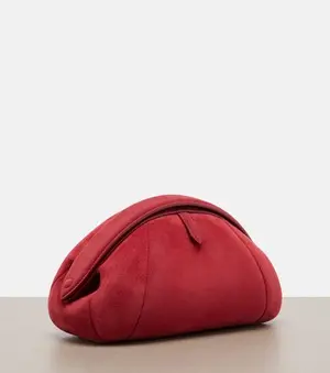Alaïa Purse Small Suede Clutch