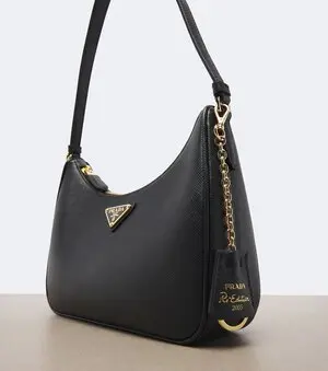 Prada Re-edition 2005 Mini Shoulder Bag - Black