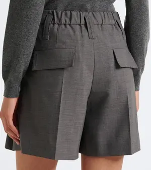 Brunello Cucinelli Tailored Wool-blend Shorts