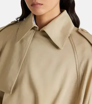 THE FRANKIE SHOP Elva Twill Trench Coat