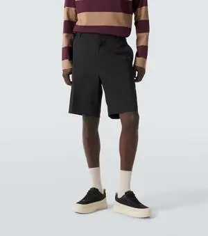 Moncler Bermuda Shorts With Elasticated Drawstring Waist