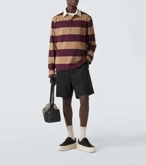 Moncler Bermuda Shorts With Elasticated Drawstring Waist