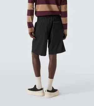 Moncler Bermuda Shorts With Elasticated Drawstring Waist