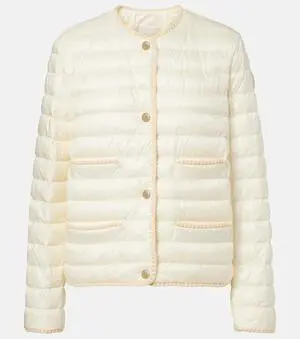 Moncler Quilted Down Jacket - White