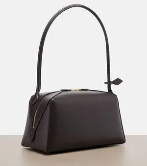 Alaïa Le Bouledogue Leather Shoulder Bag - Black