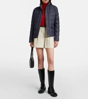 Moncler Bessettez Quilted Cotton Down Jacket