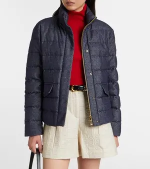 Moncler Bessettez Quilted Cotton Down Jacket