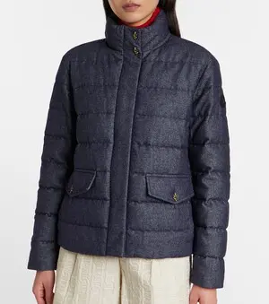 Moncler Bessettez Quilted Cotton Down Jacket