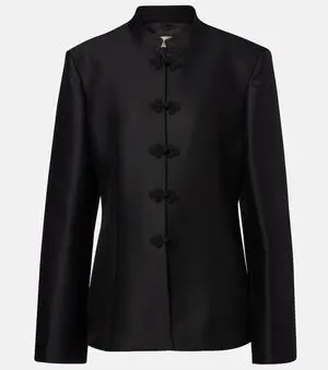 RÓHE Wool-blend Jacket With Toggle Fastening