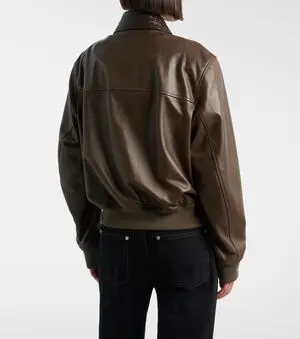 Bottega Veneta Intrecciato Leather Blouson Jacket