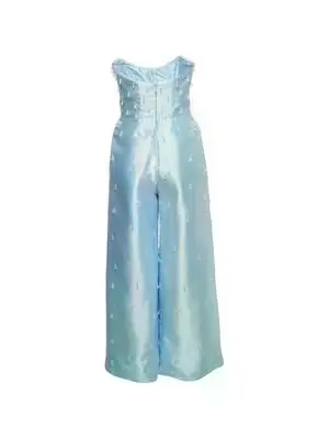 FARAH AL MESBAH X Laila Embellished Strapless Jumpsuit
