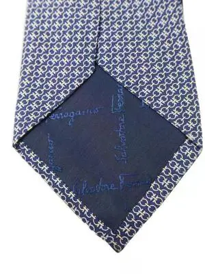 FERRAGAMO Silk Tie - Blue