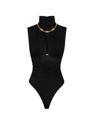 Elisabetta Franchi Logo Bodysuits