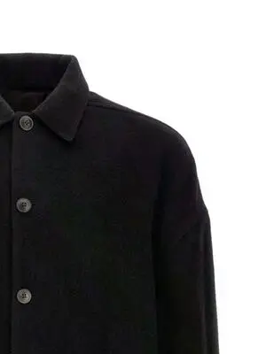 Rick Owens Tower Buttoned Brad Coat