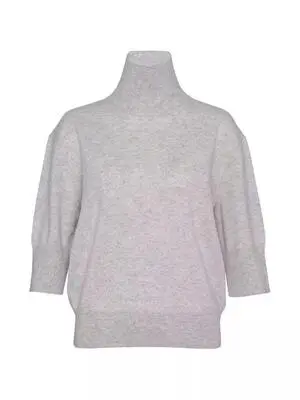 CLUB21 COLLECTION High-neck Short-sleeve Sweater