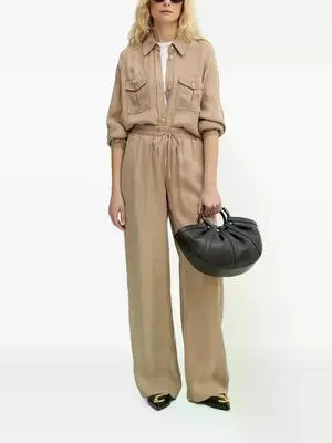 Guess Drawstring Wide-leg Trousers