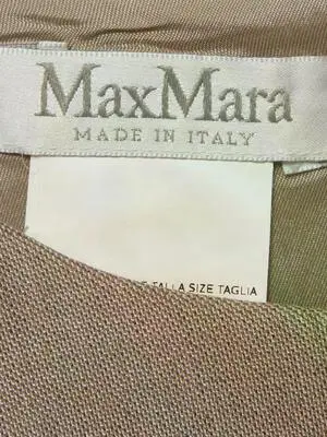 Max Mara Boat Neck Sleeveless Mini Dress