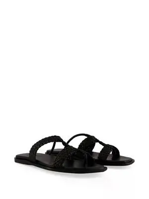 Hereu Lina Woven Lambskin Sandals