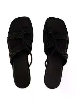 Hereu Lina Woven Lambskin Sandals
