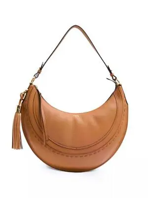 LANCEL Medium Shoulder Bag With Tassel Detail - Neutrals