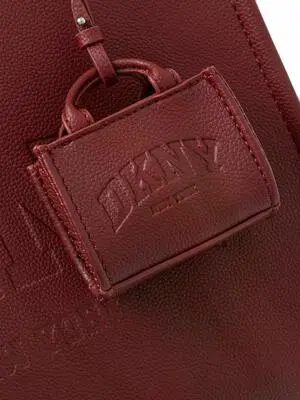 Dkny Hadlee Logo-embossed Charm Tote Bag - Red