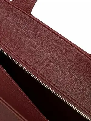 Dkny Hadlee Logo-embossed Charm Tote Bag - Red
