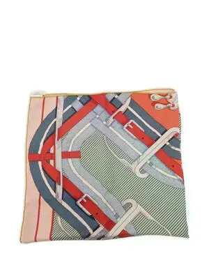 Hermès Mors À Jouets Square-shape Scarf - Orange
