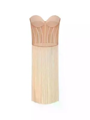 Elisabetta Franchi Strapless Corset Blouse