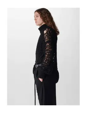 ANN DEMEULEMEESTER Cut-out Knitted Jumper