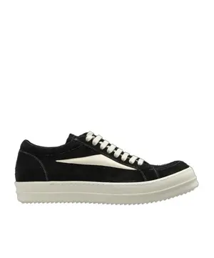 Rick Owens Lace-up Low-top Casual Shoes - Black