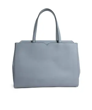 VALEXTRA Logo Shoulder Bag - Gray