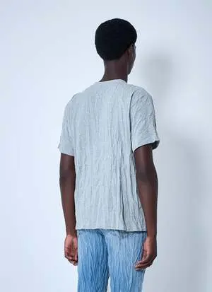 Bottega Veneta Crushed Sisi T-shirt - Gray