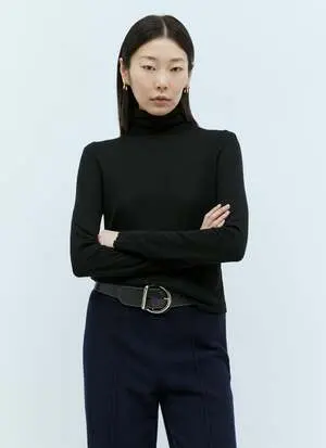 Chloé Tim Leather Belt - Black