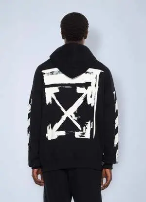 Off-White Ink Arrow Skate Hooded Sweatshirt