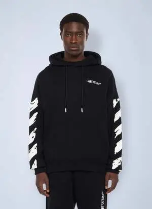 Off-white Ribbed Sweatshirts Hoodies For Men