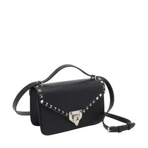 Valentino Garavani Small Rockstud Crossbody Bag - Black