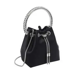 JIMMY CHOO Bon Bon Bucket Bag - Black