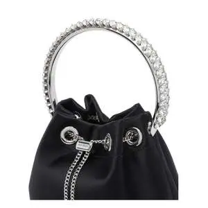 JIMMY CHOO Bon Bon Bucket Bag - Black