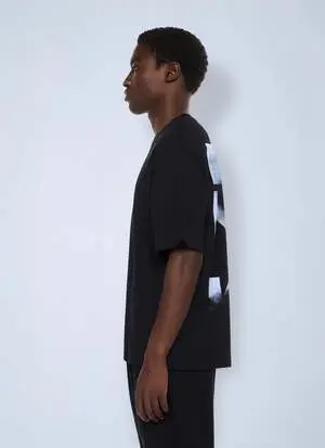 Off-White Stencil Arrow Skate Logo T-shirt - Black