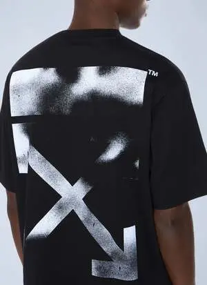 Off-White Stencil Arrow Skate Logo T-shirt - Black
