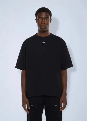 Off-White Off-White Men Stencil Arrow Skate Logo T-Shirt Black