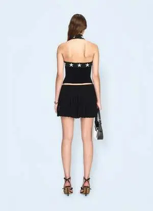 Off-White Wool Mini Skirt