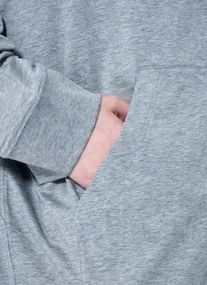 Miu Miu Zip Hoodie With Patch Detail