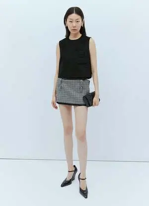 Miu Miu Tweed Mini Skirt