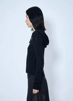 Our Legacy Hooded Zip-up Cardigan - Black