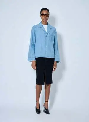 Saint Laurent Button-down Denim Shirt