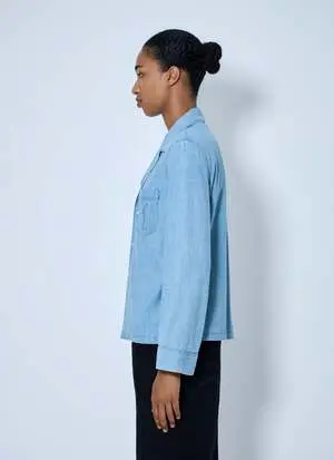Saint Laurent Button-down Denim Shirt