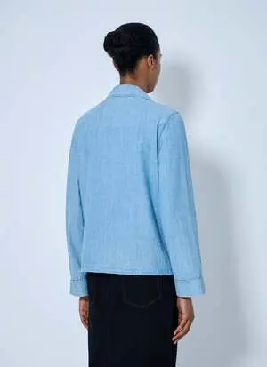 Saint Laurent Button-down Denim Shirt